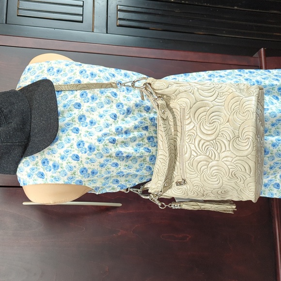 Giulia Massari | Bags | Giulia Massari Swirl Leather Bag Creamgray ...